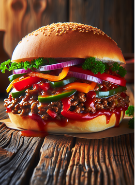 Manwich Sandwich Burger T Shirt