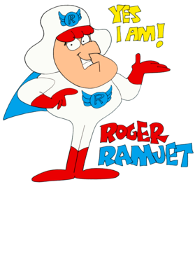 Yes I Am Roger Ramjet Hero 60's Animated American Television Comedy ...