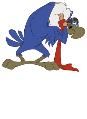 Blast Of Buzzard Classic Hanna Barbera Cartoon 70's Throwback T Shirt