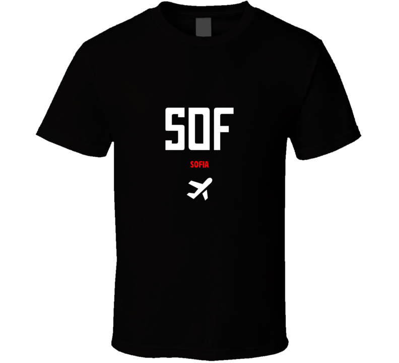 Sofia Airport Code Cool Traveller Gift T Shirt