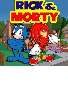 Rick And Morty Sonic Knuckles Meme T Shirt