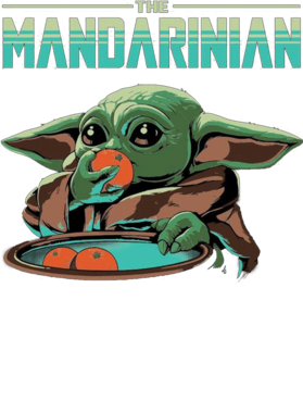 The Mandarinian Baby Yoda Mandalorian Manderine Meme Parody T Shirt