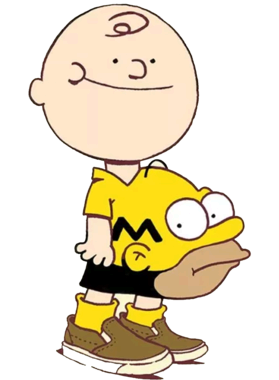 Peanuts Homer Simpson Cursed Meme T Shirt