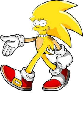Sonic Lisa Simpsons Cursed Meme T Shirt