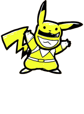 Yellow Ranger Pikachu Power Rangers Pokemon T Shirt