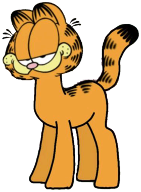 Garfield My Little Pony Parody Cursed T Shirt