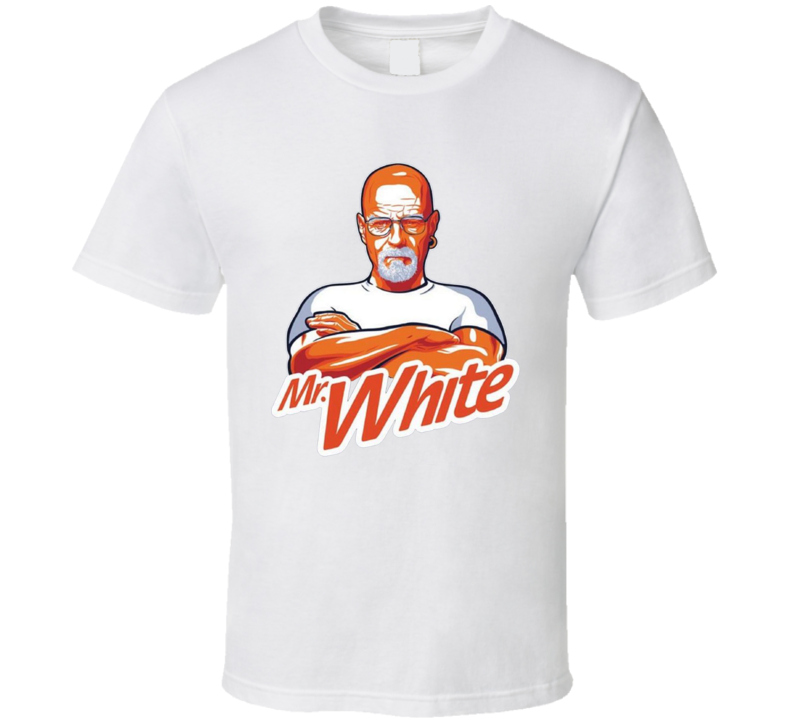 Mr Walter Clean White Breaking Bad Parody T Shirt