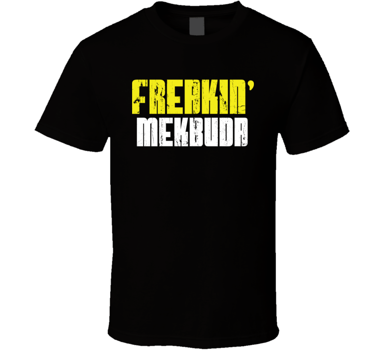 Freakin' Mekbuda Stars Space Solar System Funny Worn Look T Shirt
