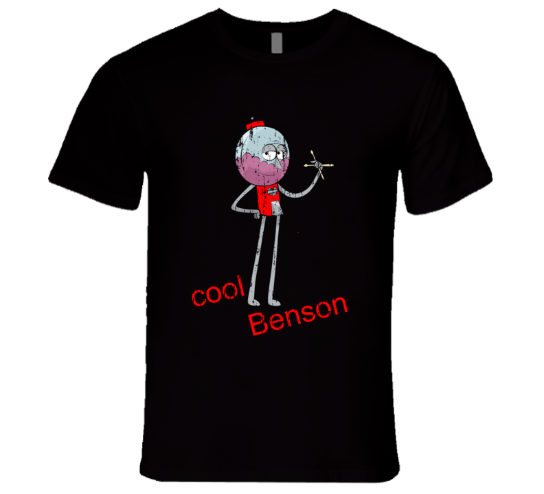 Benson Regular Show Awesome Funny Grunge Animated T shirts